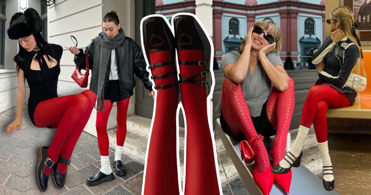 "CHERRY RED TIGHTS" สีไม่แดงไม่มีแรงเดิน!!!